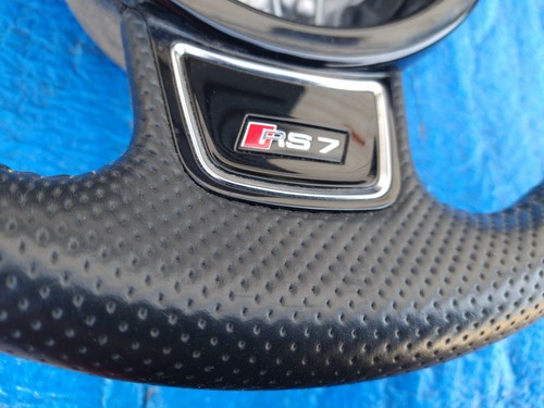 2016-2018 Audi RS7 OEM genuine steering wheel with EMBLEM | eBay