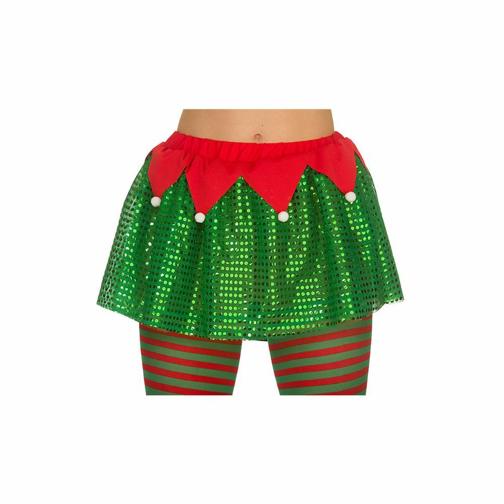 Sequined Elf Tutu Deluxe One Size Adult Fancy Dress Accessory | eBay UK