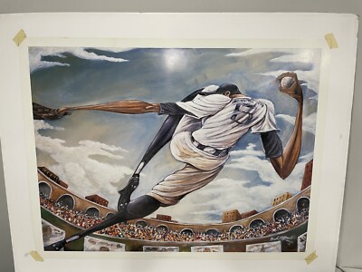 Pitch Art Poster Print By Frank Morrison. (matted) No Frame | eBay