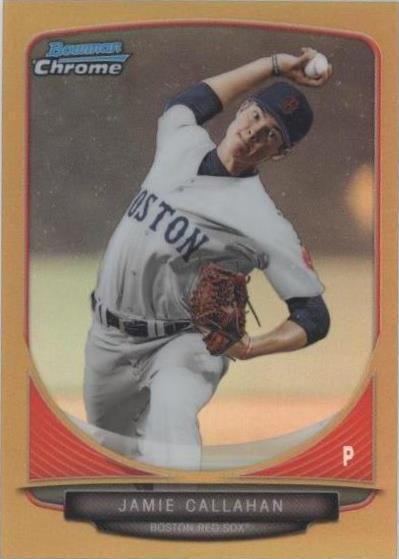 2013 Bowman Chrome Minis - Jamie Callahan #99 Gold Refractor /50 (RC ...