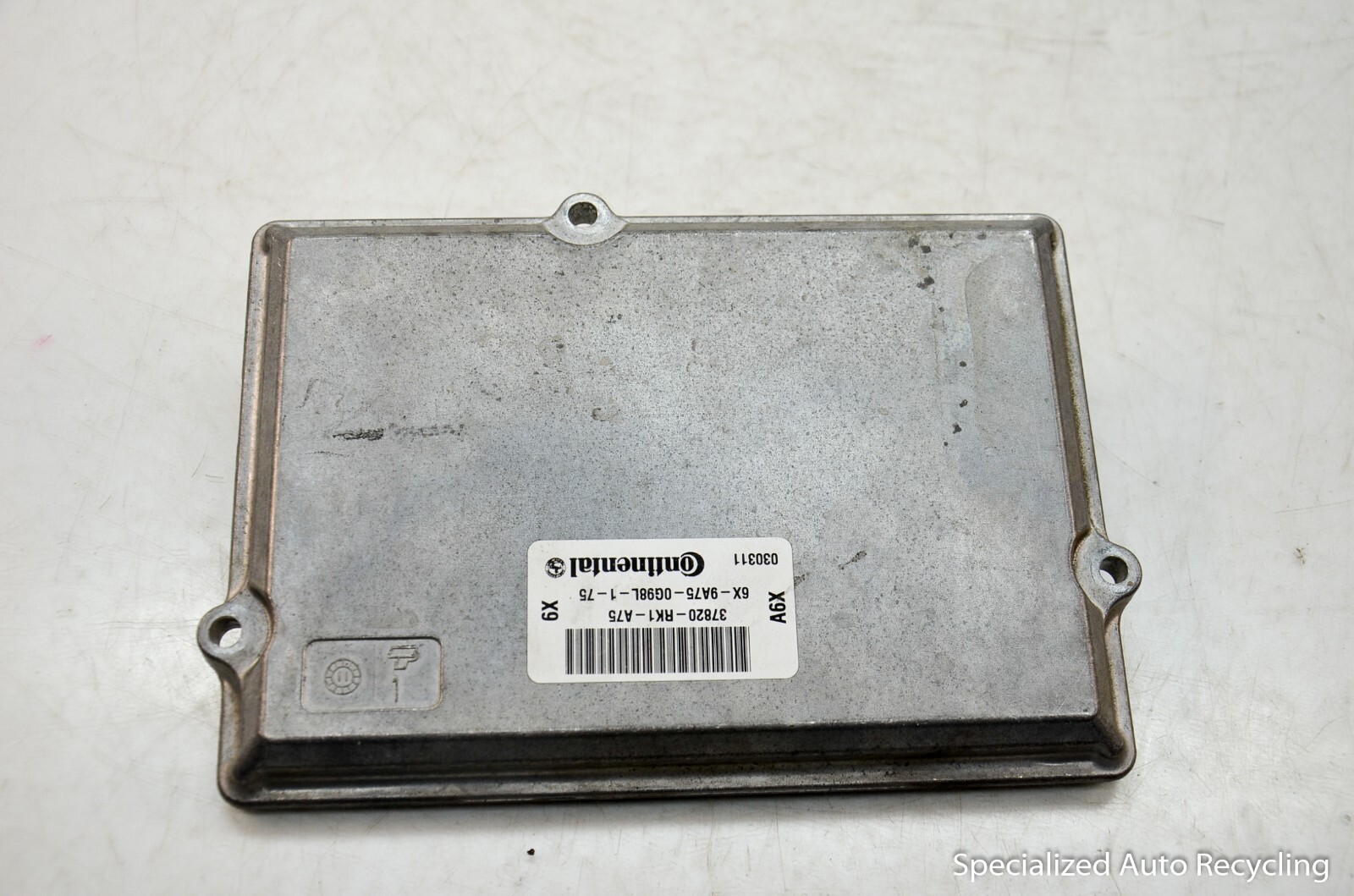 2012 ACURA TL Engine ECM Electronic Control Module 3.5L 37820-RK1-A75 ...