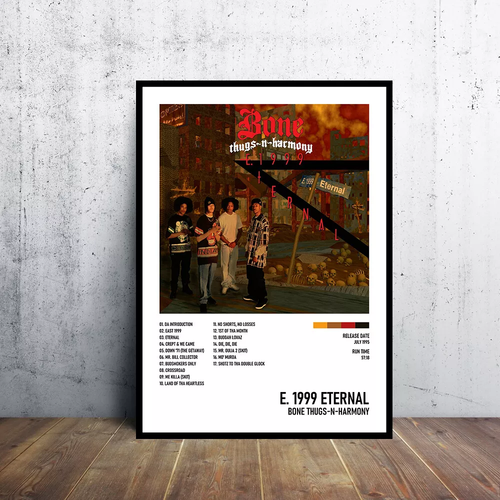 E. 1999 Eternal - Bone Thugs-n-Harmony Album Poster | eBay