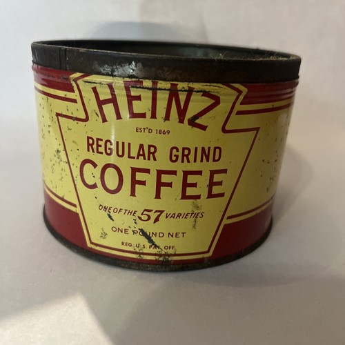 Vintage, Heinz Regular Grind Drip Coffee Tin, 1 lb, empty, with lid | eBay