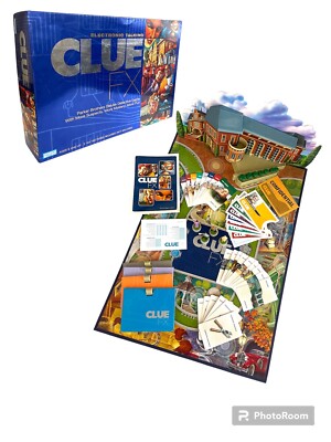Clue FX Electronic Talking Board Game 2003 Parker Brothers Complete ...