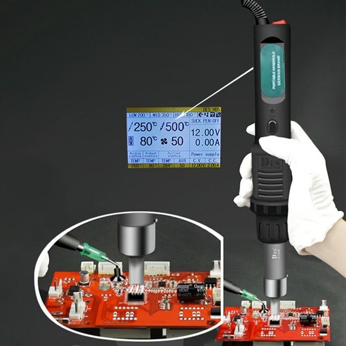 5 in 1 BGA Rework Station Vacuum Suction Hot Air Gun Preheating ...