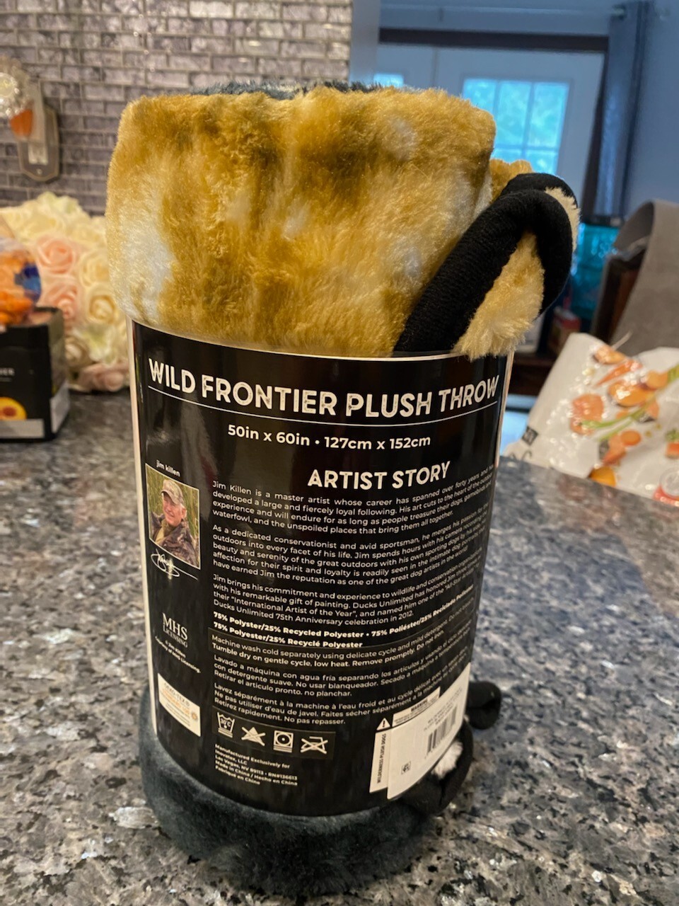 Wild Frontier Plush Throw Blanket 50" x 60" NEW! | eBay