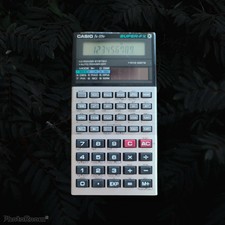 RARE Retro Casio Super Fx-992v Scientific Calculator Solar Powered 12 ...