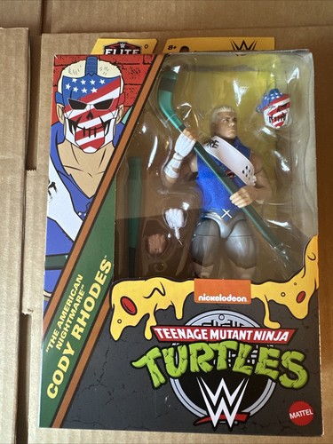 Cody Rhodes /Casey Jones Mattel WWE X TMNT ELITE COLLECTION Action ...
