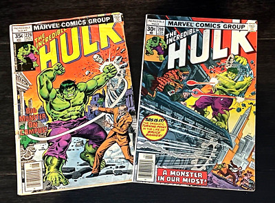 2 Incredible Hulk Comic Books #226, #208 1977/1978 Marvel Comic Books ...