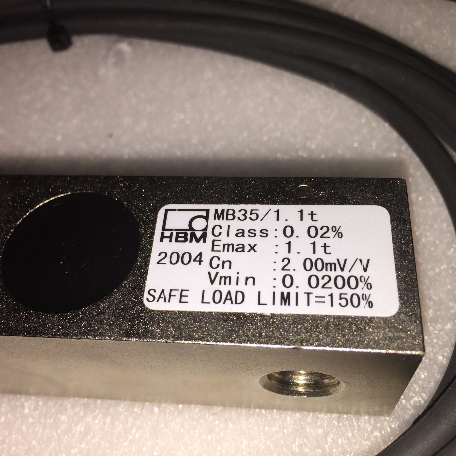 HBM MB35/1.1t Load Cell, NEW IN BOX | eBay UK