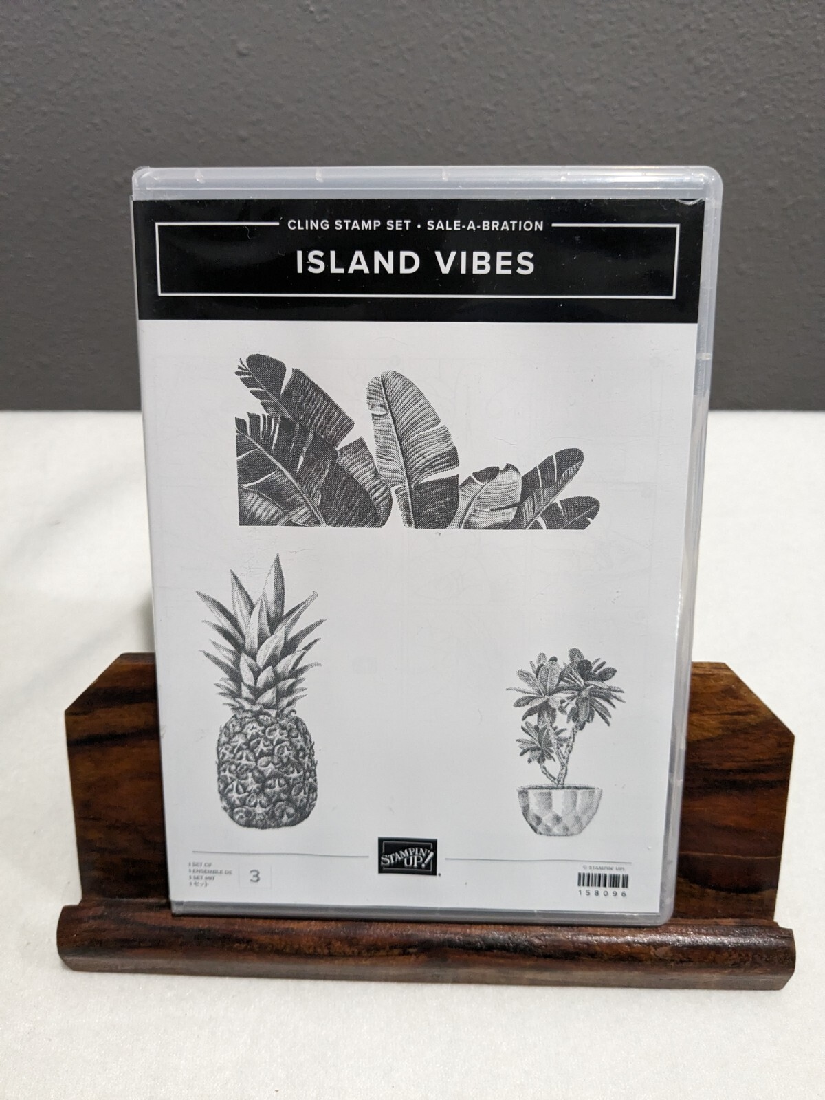 STAMPIN UP! ISLAND VIBES 3 Piece CLING STAMP SET #158096 Brand New | eBay