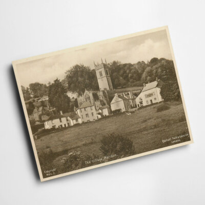 A6 PRINT - Vintage Devon - The Village, Marldon | eBay UK