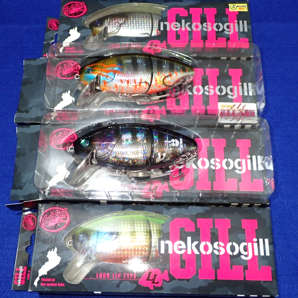 JDM Joint Minnow Blue Gill Shape Nekosogill LL X 4 PHAT LAB inc. Made ...