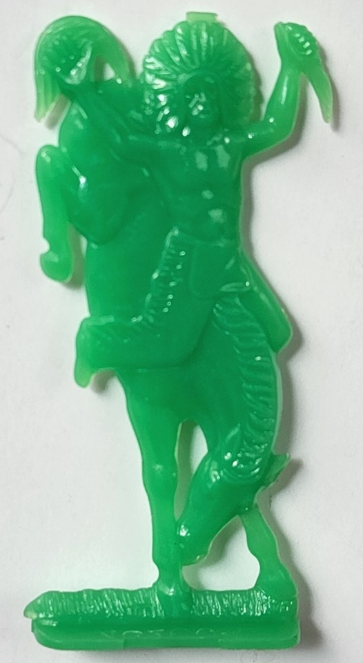 1949 Premium Cracker Jack Prize Toy Man on a Horse Raised Knife Stand ...
