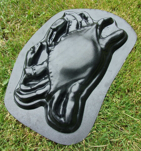 Crab stepping stone mold 17" x 10" x up to 2" thick concrete plaster mould | eBay