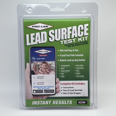 PRO-LAB LS104 Lead Surface Do It Yourself Test Kit - Safe & Easy ...