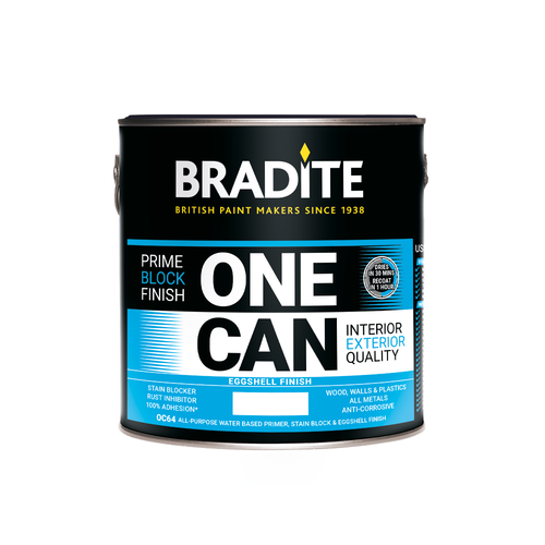 Bradite One Can Eggshell Multi-Surface Primer & Finish (OC64) - BS 381C ...