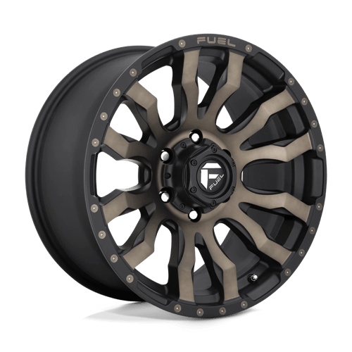 Fuel 1PC D674 Blitz 18x9 8x165.1 20mm Matte Black Double Dark Tint ...