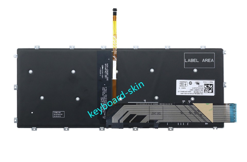 US Backlit Keyboard for Dell Inspiron 14-5000 2 in1 5481 5482 5485 2n1 ...
