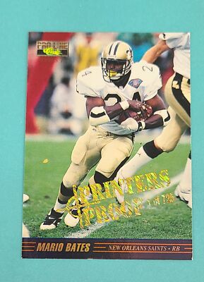 1995 Pro Line Series II Printer's Proofs /725 #II-31 Mario Bates Saints ...