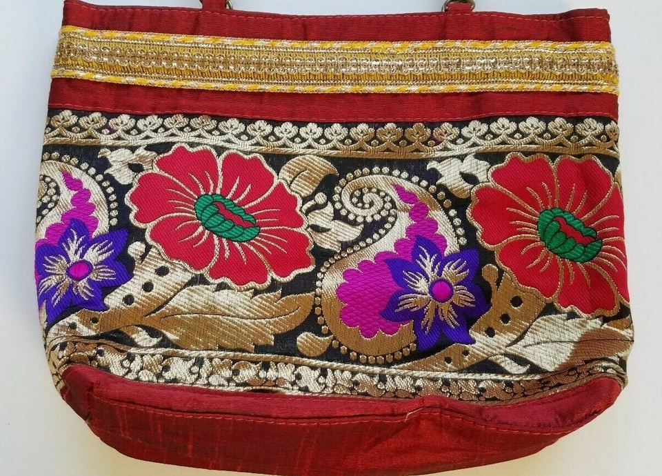 New Ladies Decorative Red Fashion / Party Purse | eBay