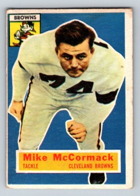 1956 Topps #105 Browns Mike McCormack | eBay