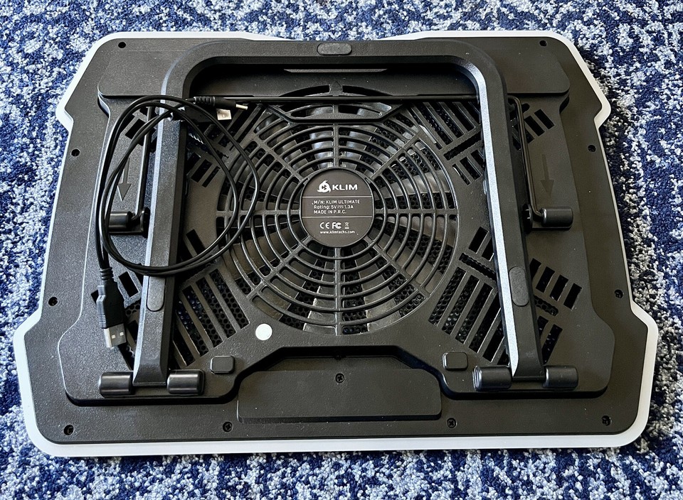 KLIM Ultimate RGB Gaming Laptop Cooling Pad Stand, Quiet, Up to 17 ...