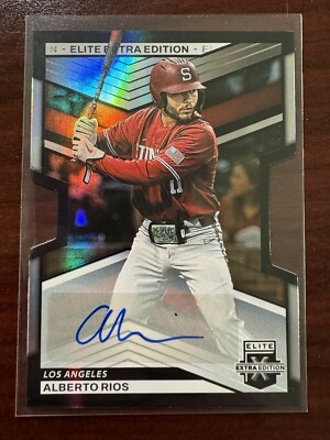 2023 Elite Extra Edition Signatures Die-Cut /399 #27 Alberto Rios ...