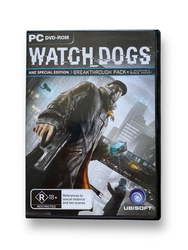 Watch Dogs PC DVD-ROM Game ANZ Special Edition Breakthrough Pack | eBay ...