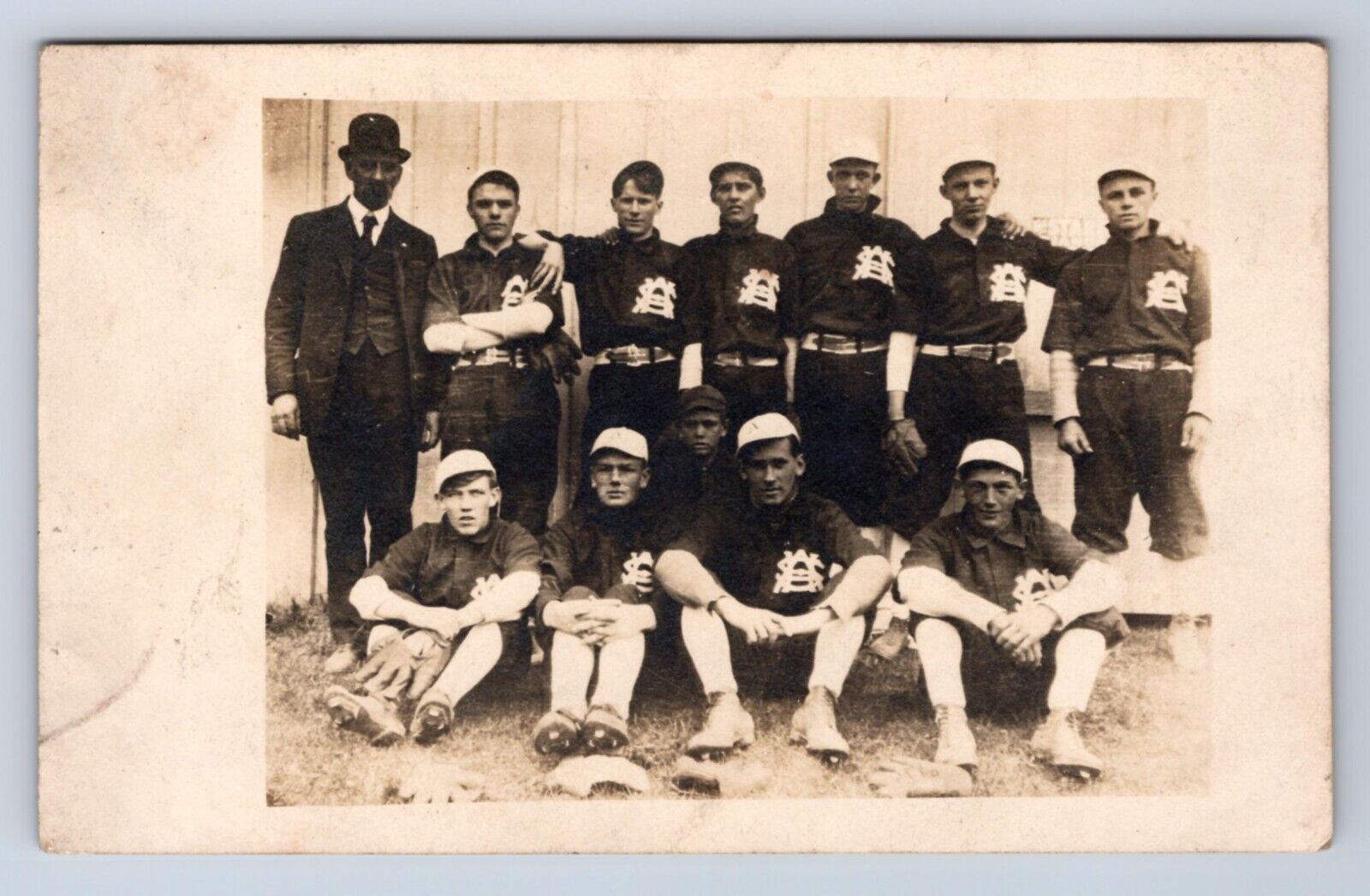 RARE RPPC PROFESSIONAL MINOR LEAGUE BASEBALL TEAM EARLY 1900S POSTCARD ...