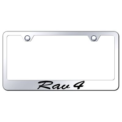 Toyota RAV4 Laser Etched Script License Plate Frame (Chrome) | eBay