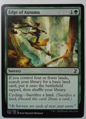 Edge of Autumn *Common* Magic MtG x1 Time Spiral Remastered | eBay