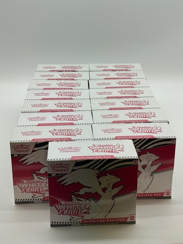Lot of (15) Pokemon TCG White Flare Elite Trainer Box SEALED ETB | eBay