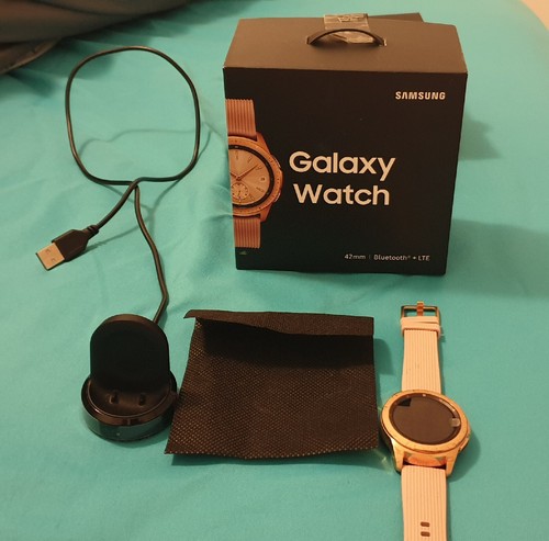 Samsung Galaxy Watch SM-R815F 42mm Smartwatch - Rose Gold for sale ...