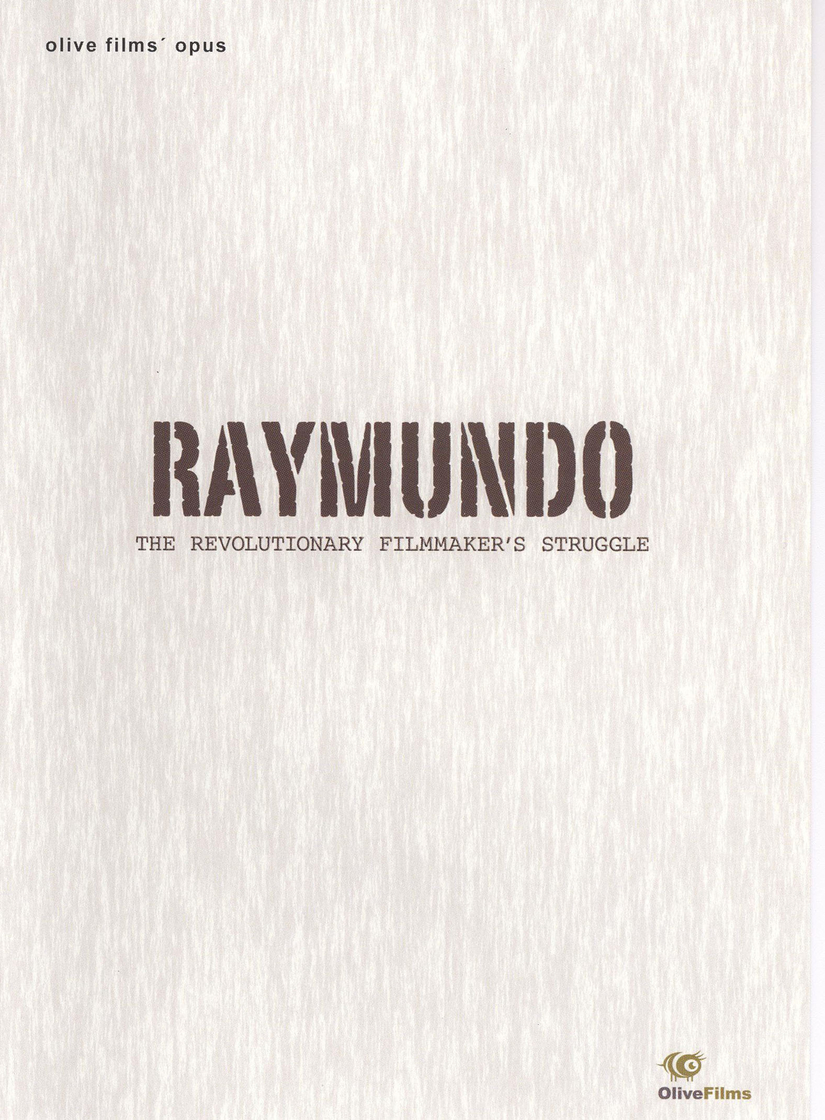 RAYMUNDO: A REVOLUTIONARY FILMMAKER'S STRUGGLE NEW BLU-RAY 887090022002 ...