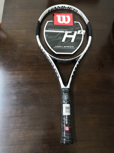 New Wilson Hammer H6 110 head 27.5 4 3/8 grip Tennis Racquet | eBay