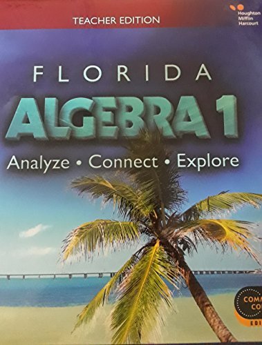 HOLT MCDOUGAL ALGEBRA 1 FLORIDA: TEACHER EDITION 2015 - Hardcover | eBay