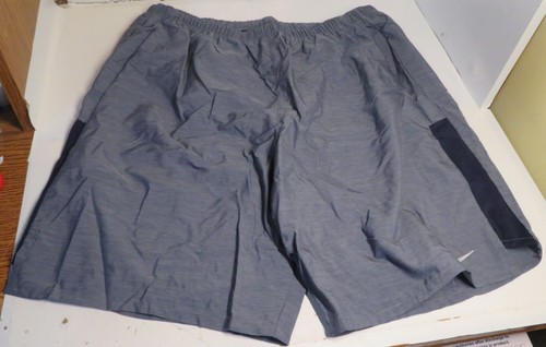 Nike Pro Dri Fit Blue Two Tone Brief Lined Shorts Mens L Large 8.75 ...