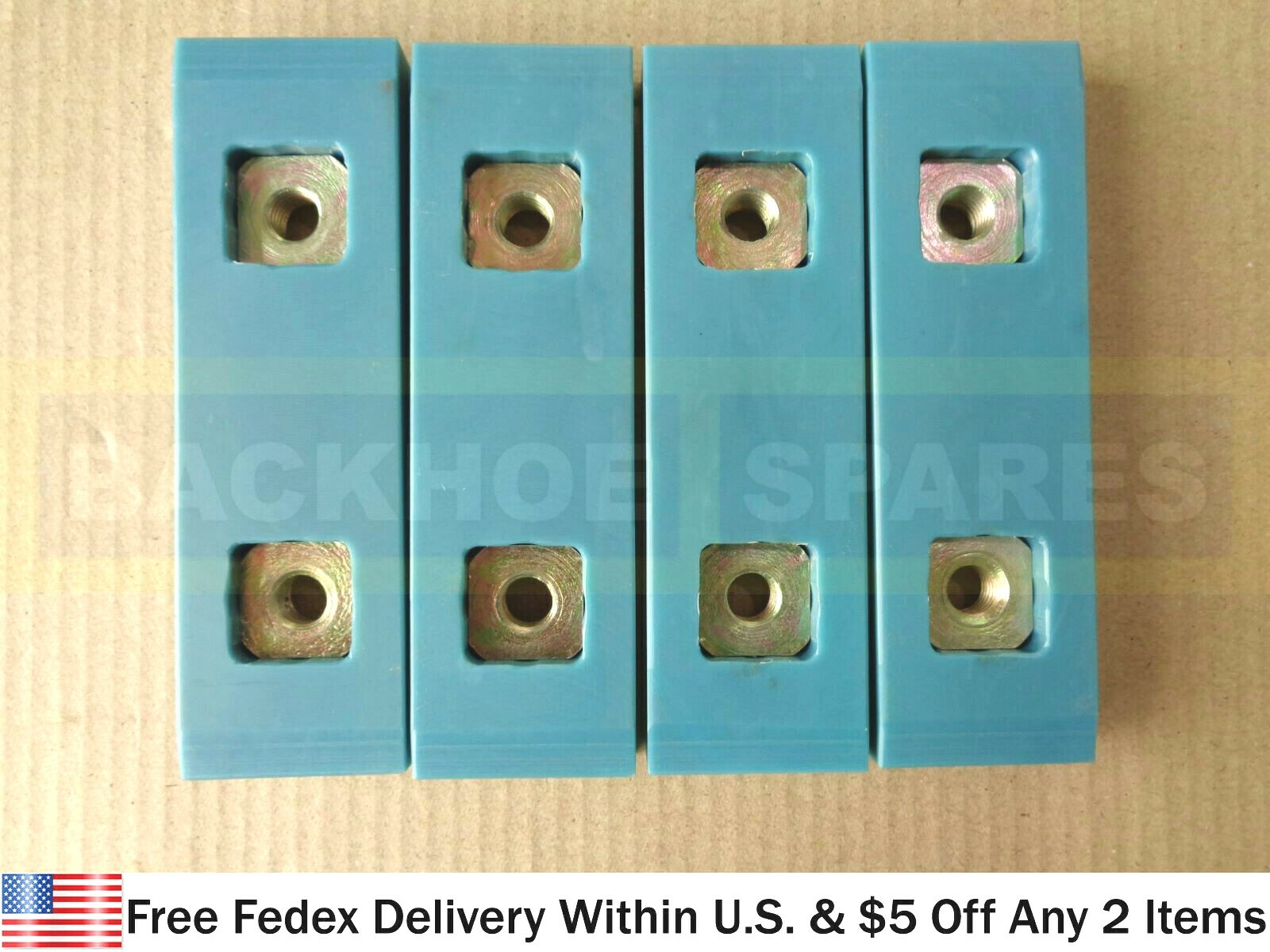 JCB TELEHANDLER LOADER - LIFTALL WEAR PAD, SET OF 4 PCS. (PART NO. 159/ ...