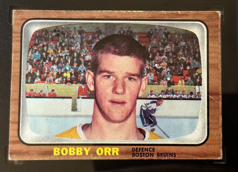 1966-67 Topps Bobby Orr Rookie RC #35 KSA 2.5 Nice Old Hockey Card FREE ...