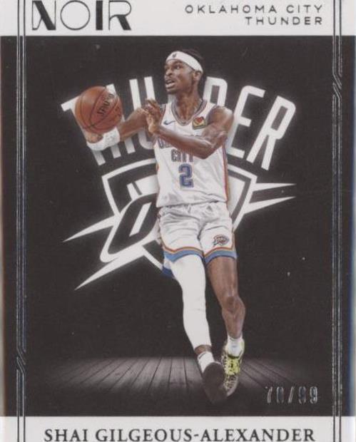 2020-21 Panini Noir - Association Edition Shai Gilgeous-Alexander #22 / ...
