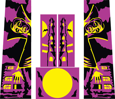 Stern Dracula Pinball Machine CABINET Decal Set | eBay