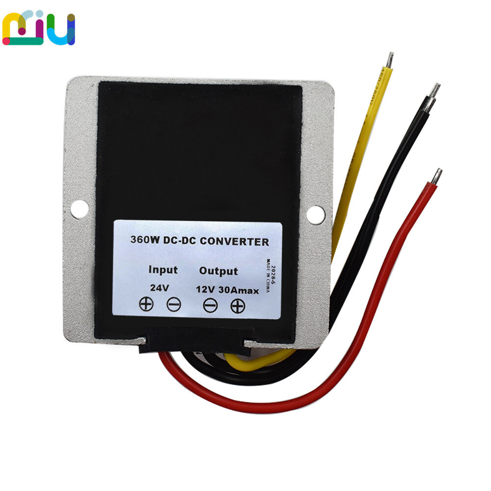 New Waterproof DC/DC Converter Regulator 24V Step Down To 12V 30A 360W ...