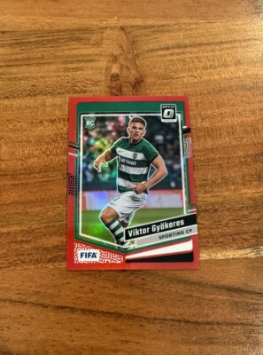 Viktor Gyokeres 2023-24 Panini Donruss Optic Red Prizm /299 Rookie ...