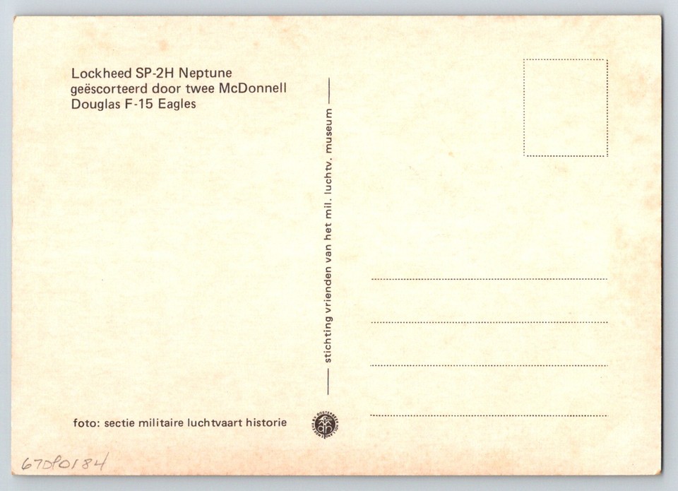 Lockheed sp 2h postcard AIRPLANE MILITARY MARINE 4X6 | eBay