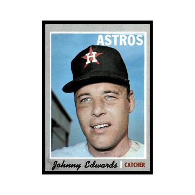 1970 Topps Baseball Card Johnny Edwards Astros #339 | eBay