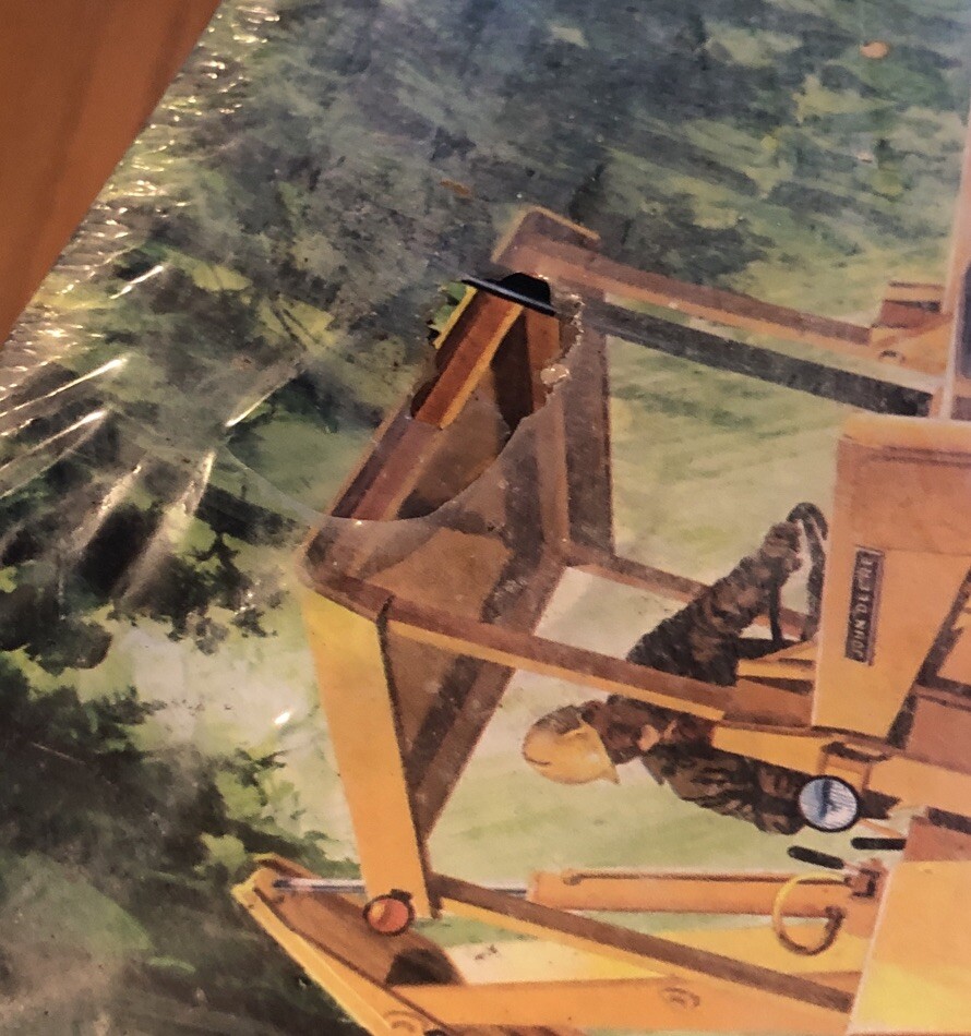 Vintage 1975 John Deere 310 Backhoe Loader ERTL 1:25 Model Kit #8015 ...