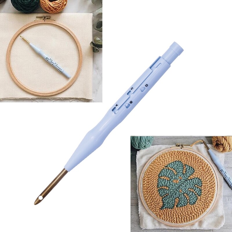 1PC Hand Tufting Pen Simple Cross Stitch Needle Sewing Tools Weaving | eBay