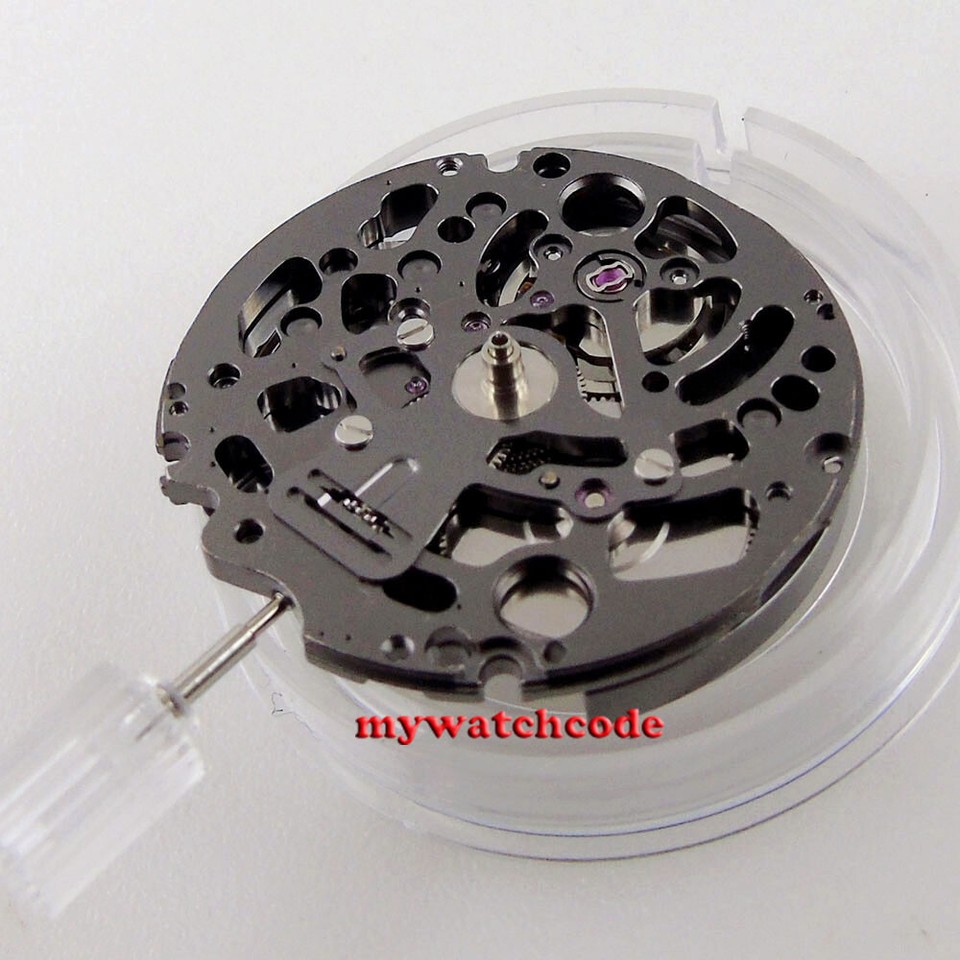 Japan Made NH72 NH72A Automatic Watch Movement Brand New Skeleton 24 ...