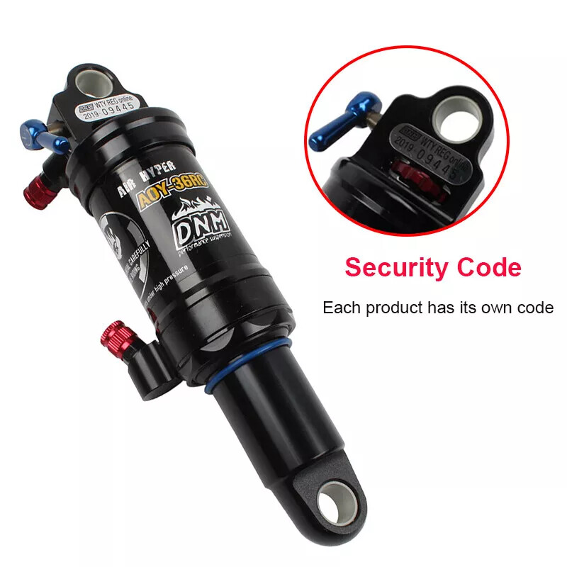 DNM Dual Air Shock Suspension Mountain Bike Bicycle Rear Shock 152 ...